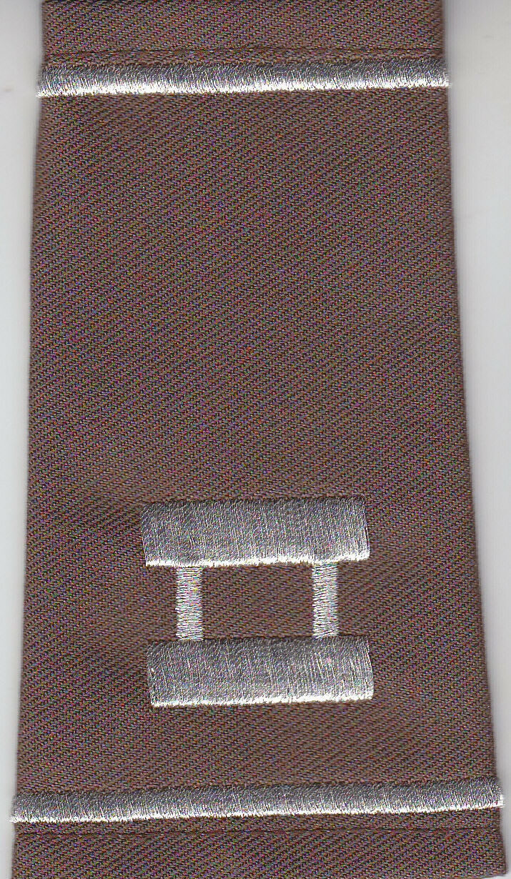 Captain Silver on Brown Shoulder Boards
