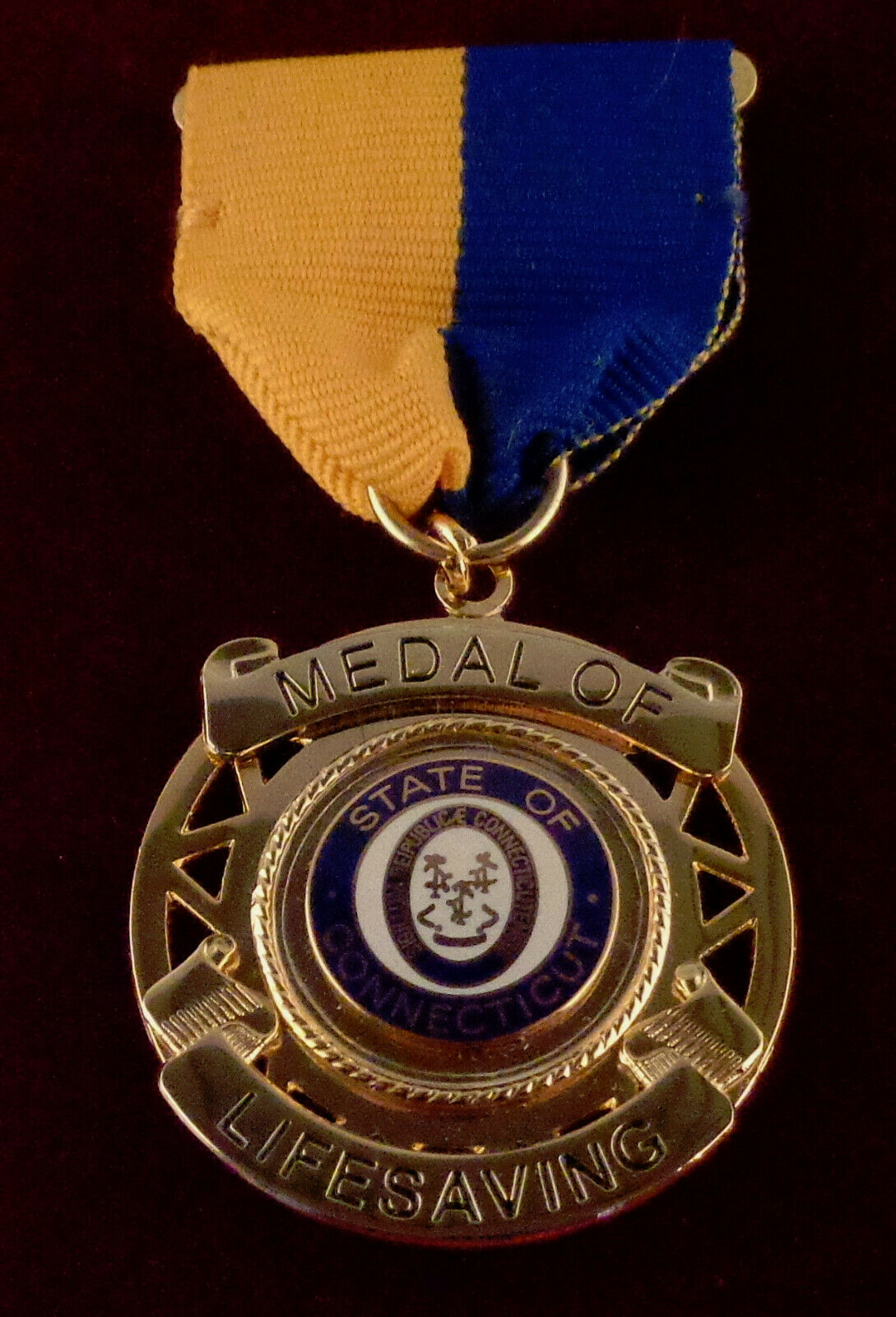 State of Connectiut lifesaving medal award