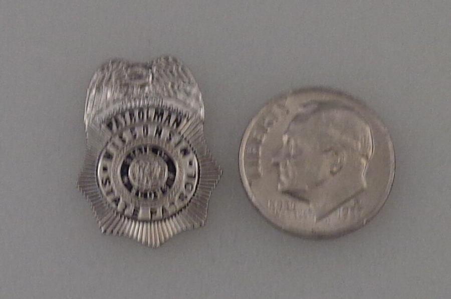 Wisconsin WI State Patrol mini badge lapel pin WISP