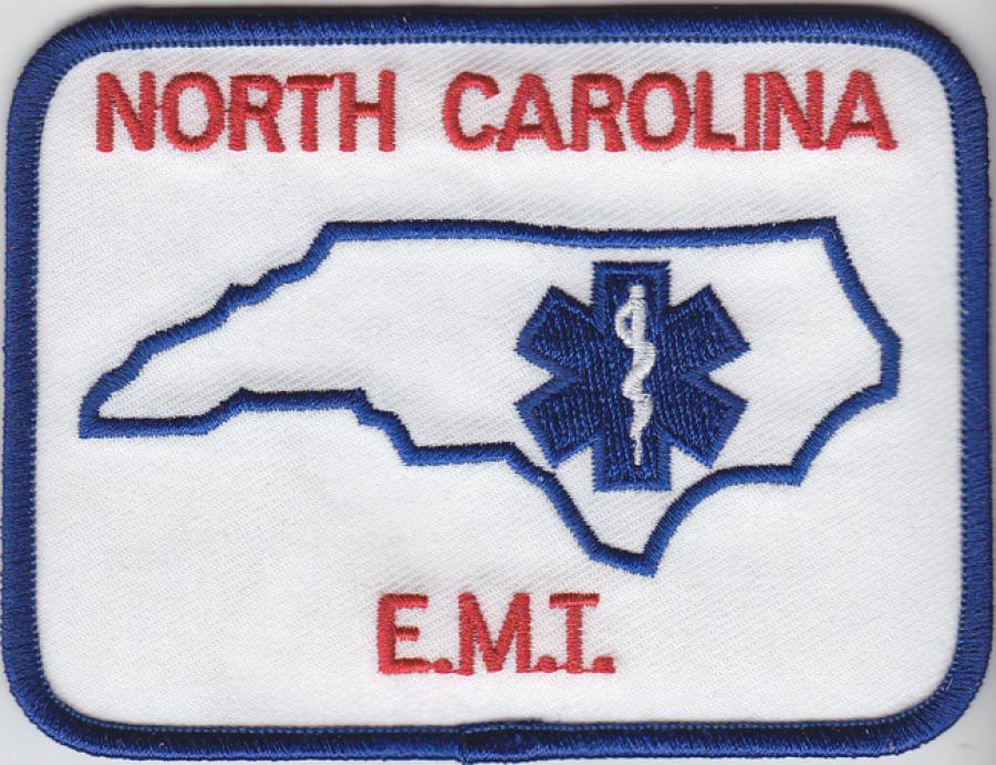 North Carolina E.M.T. patch