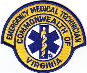 Commonwealth of Virginia EMT Patch